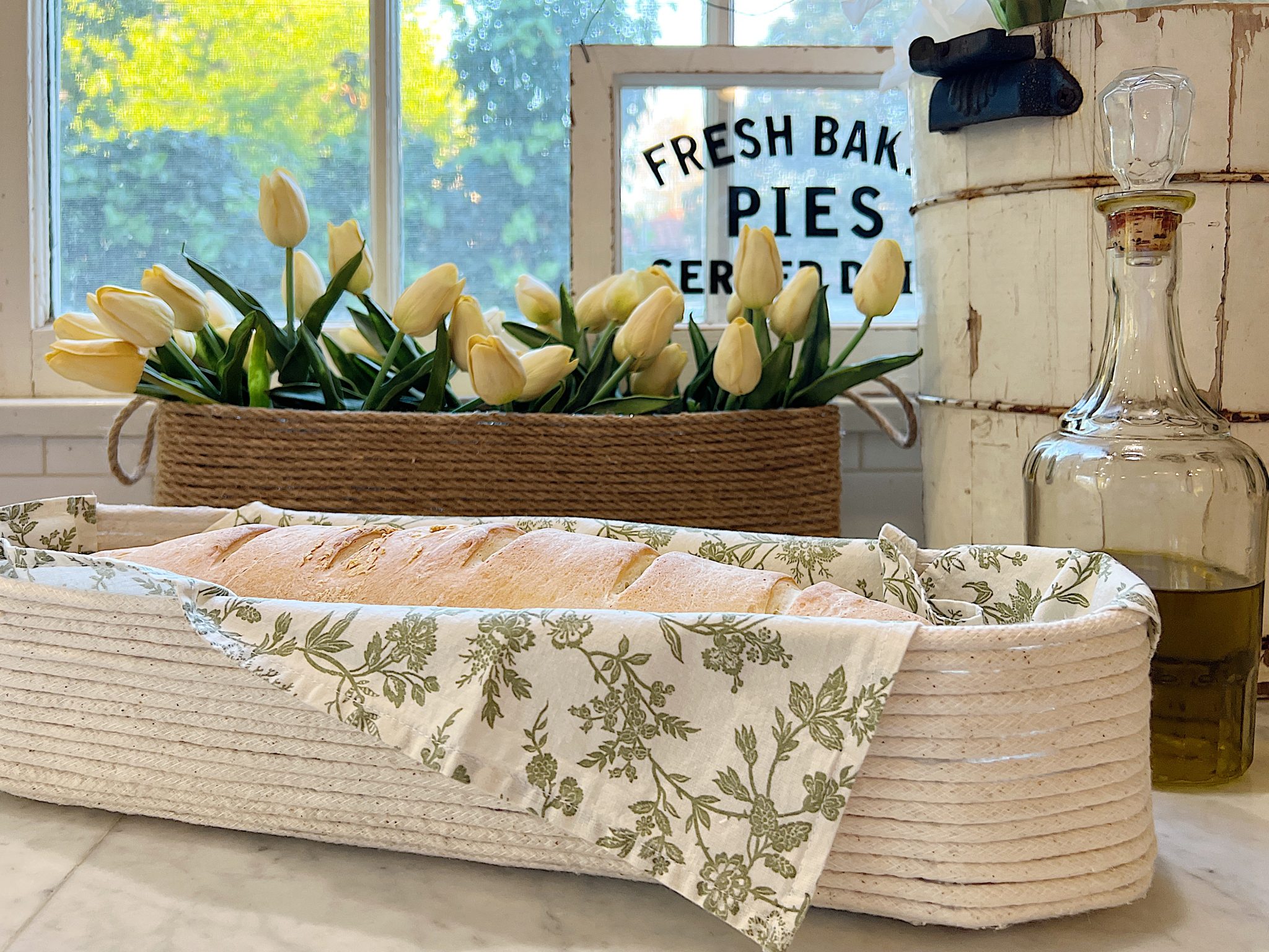 How to Make a Bread Basket - MY 100 YEAR OLD HOME
