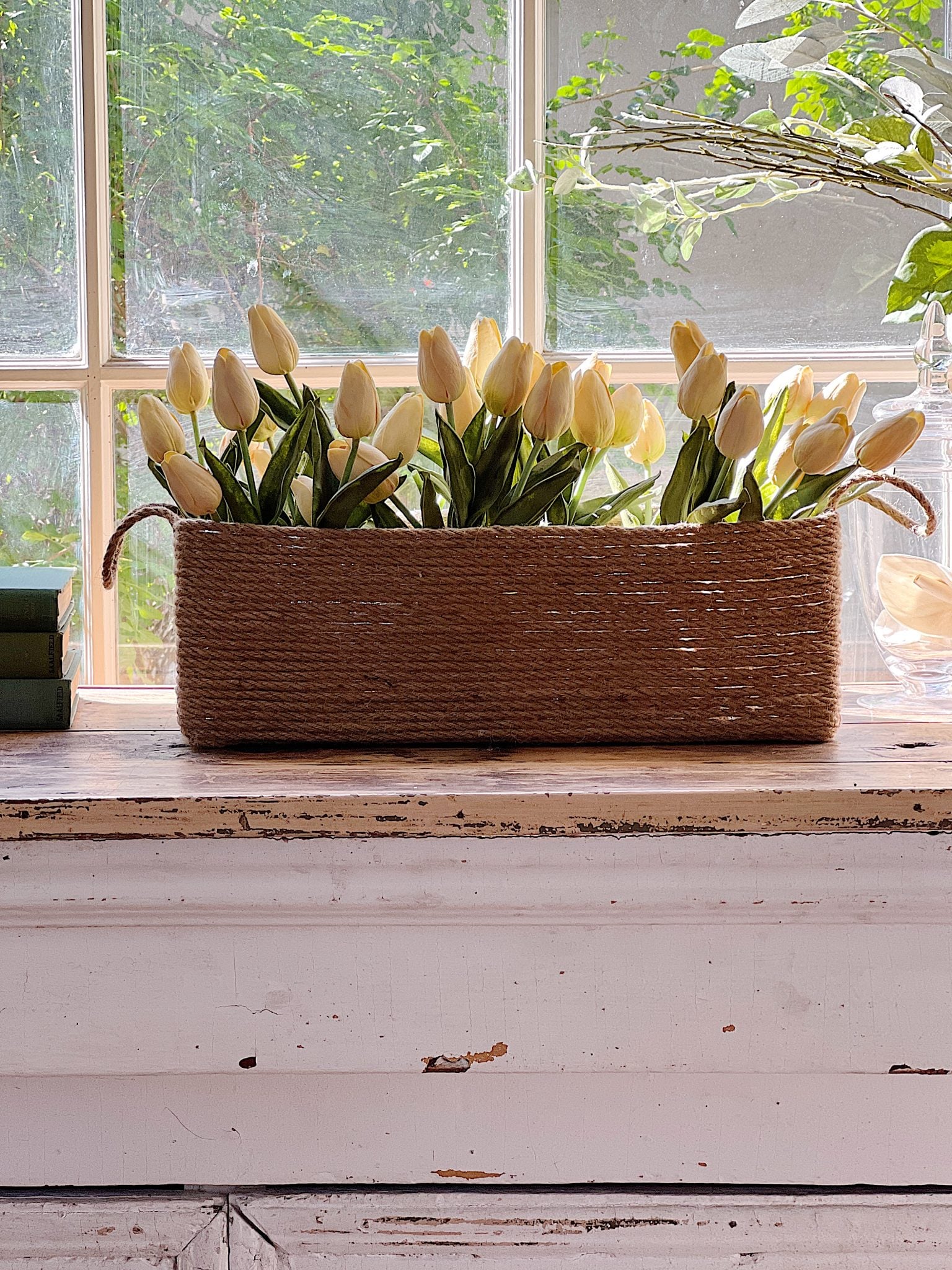 Jute Rope Basket DIY - MY 100 YEAR OLD HOME