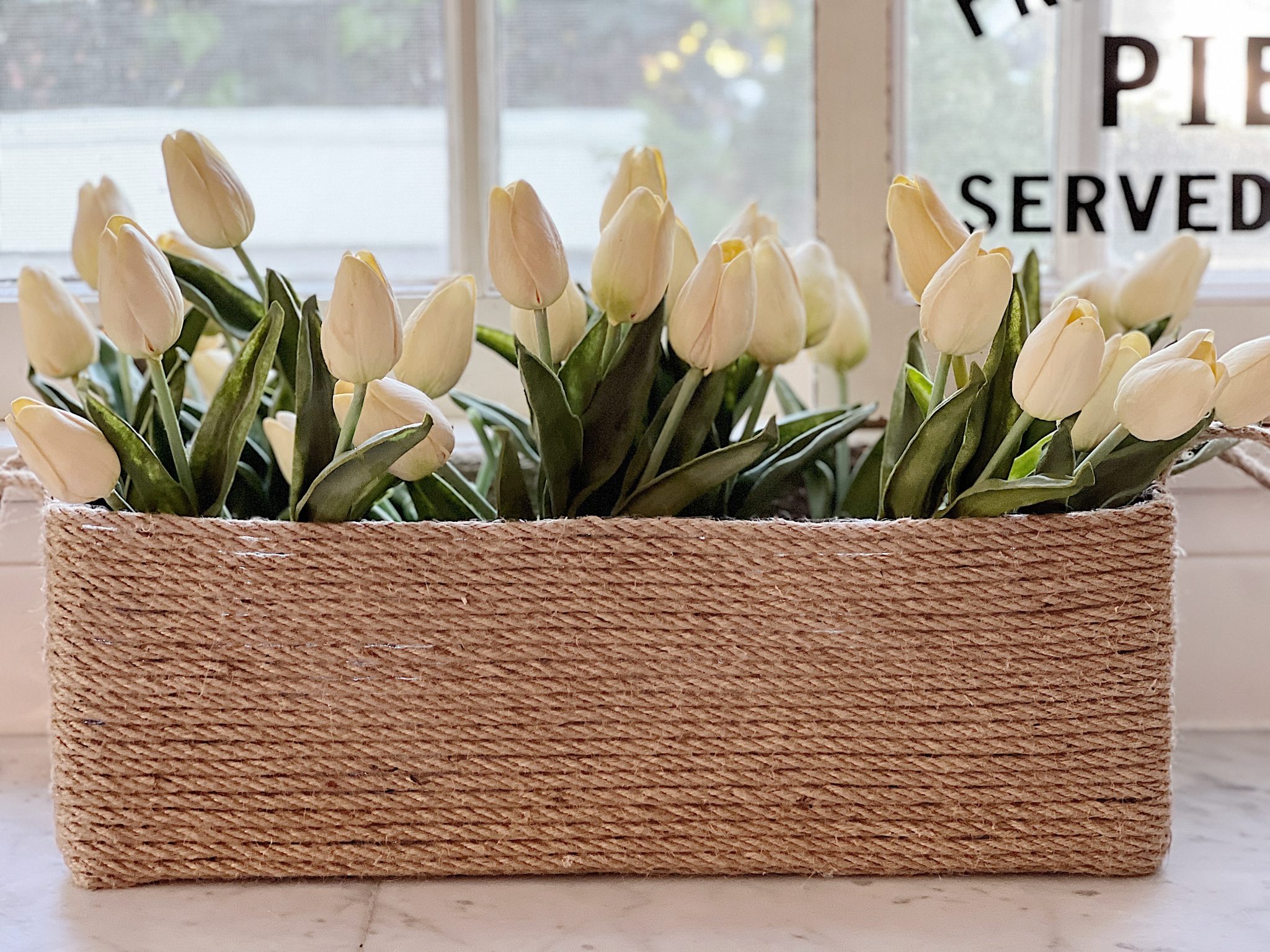 Jute Rope Basket DIY - MY 100 YEAR OLD HOME