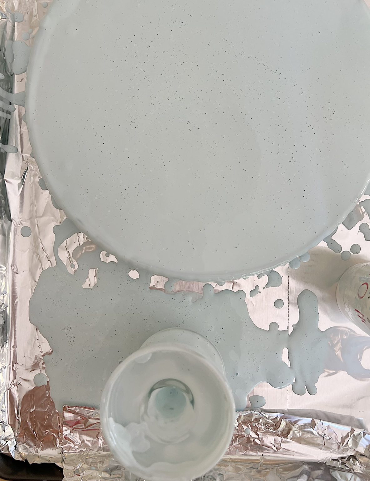 How to Make a DIY Glass Cake Stand - MY 100 YEAR OLD HOME