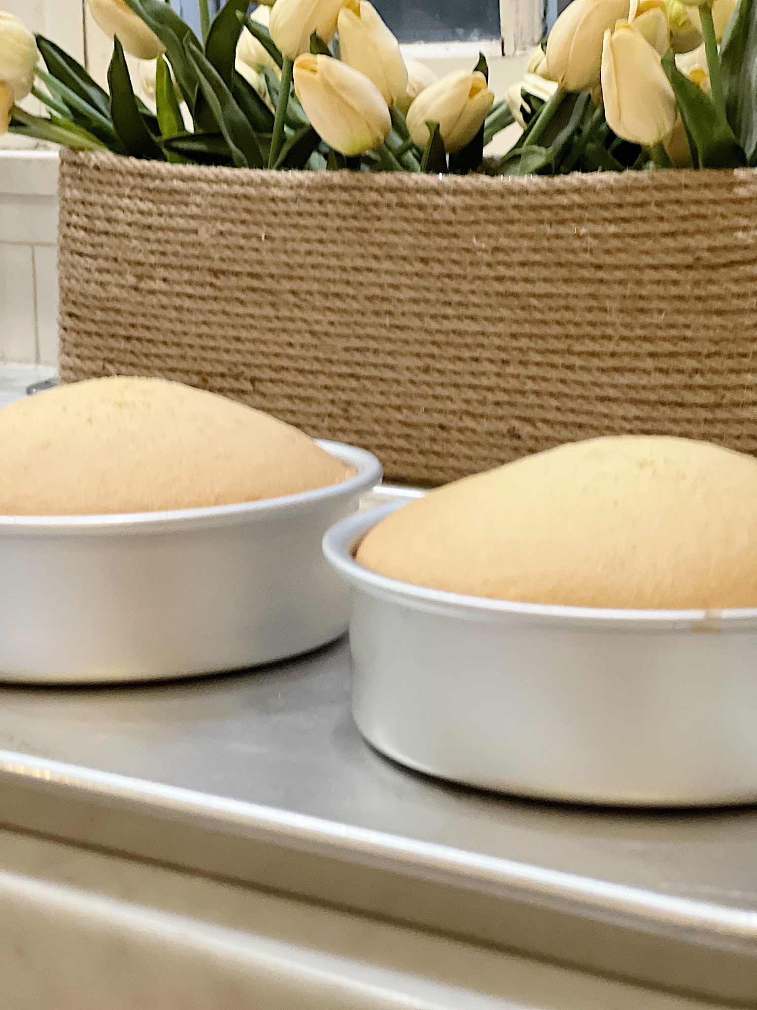 Easter Basket Flower Cake - MY 100 YEAR OLD HOME