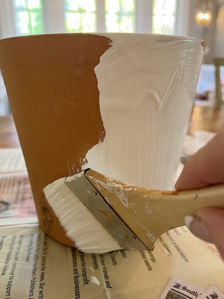 How to Make a Terra Cotta Pot Beautiful - MY 100 YEAR OLD HOME