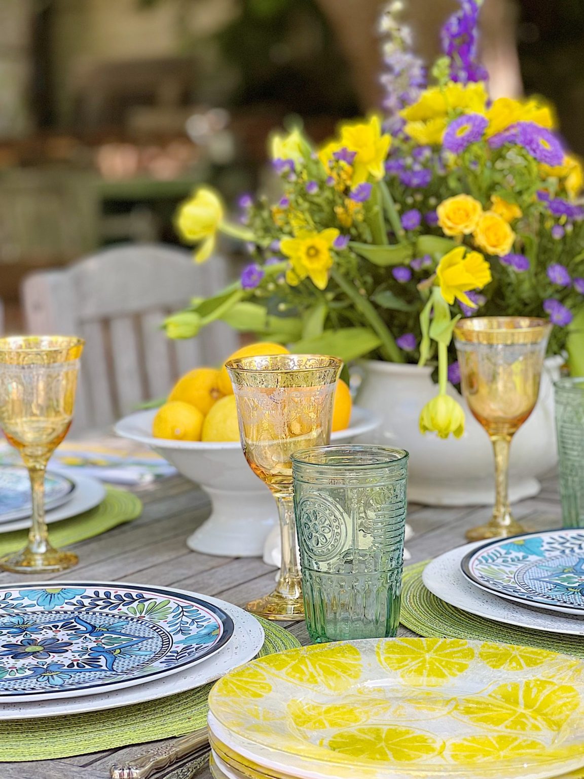 My Favorite Summer Glassware - MY 100 YEAR OLD HOME