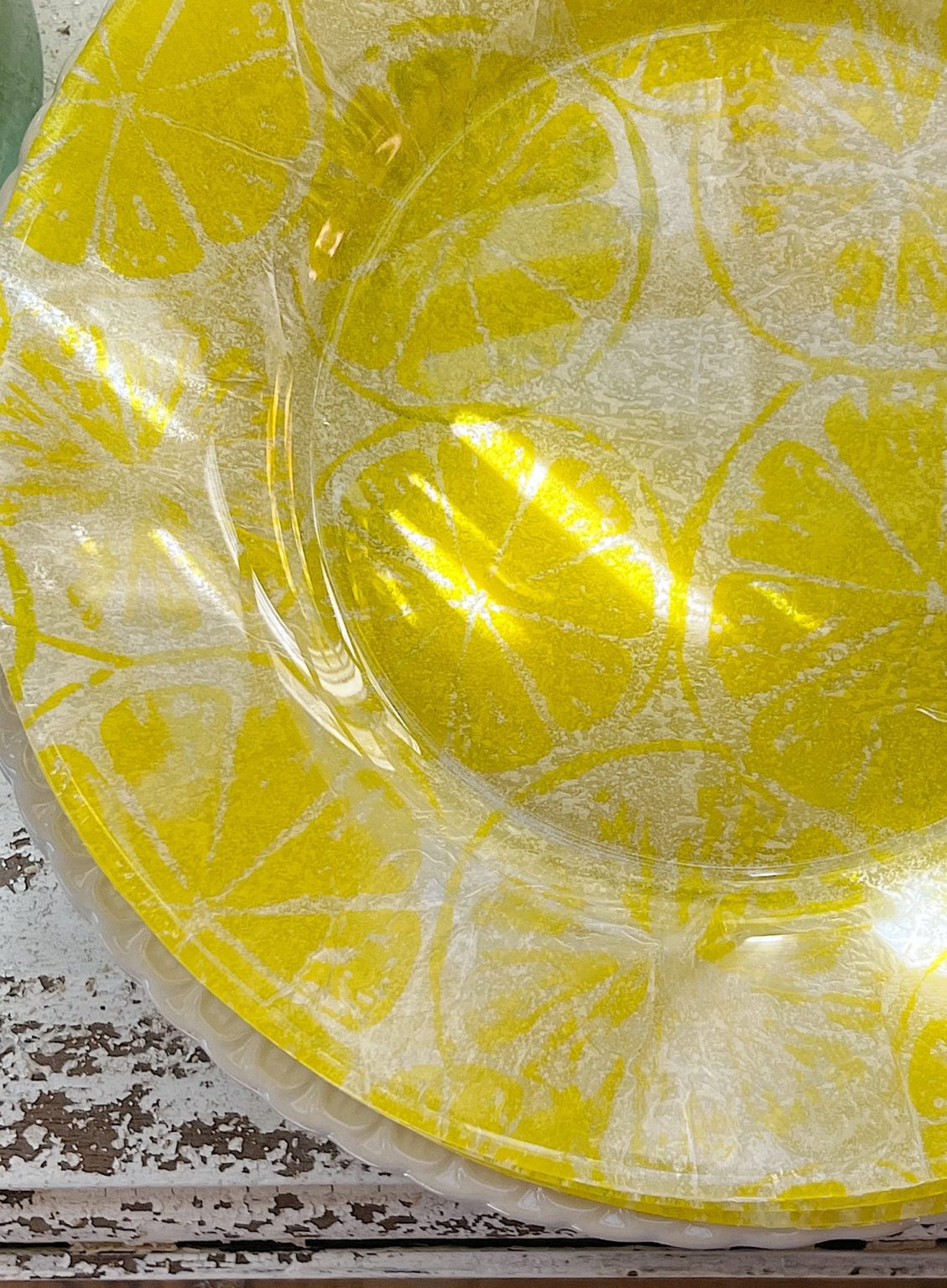 How to Make Your Own Lemon Plates - MY 100 YEAR OLD HOME