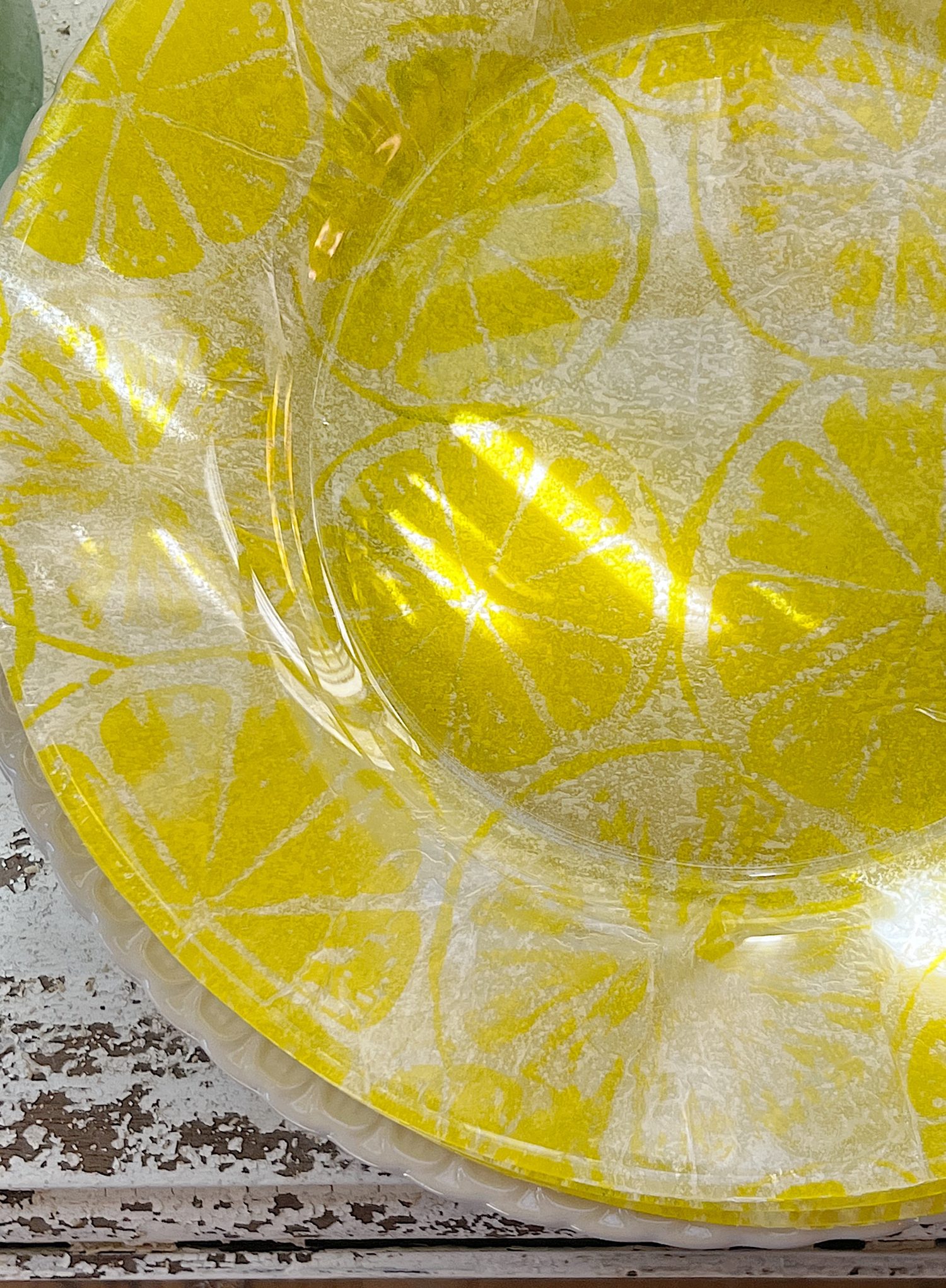 How to Make Your Own Lemon Plates - MY 100 YEAR OLD HOME
