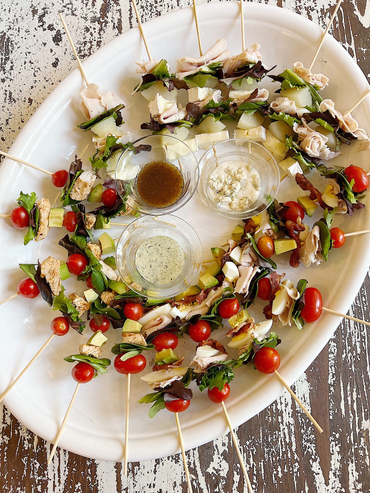 Salad on a Stick with Bamboo Skewers - MY 100 YEAR OLD HOME