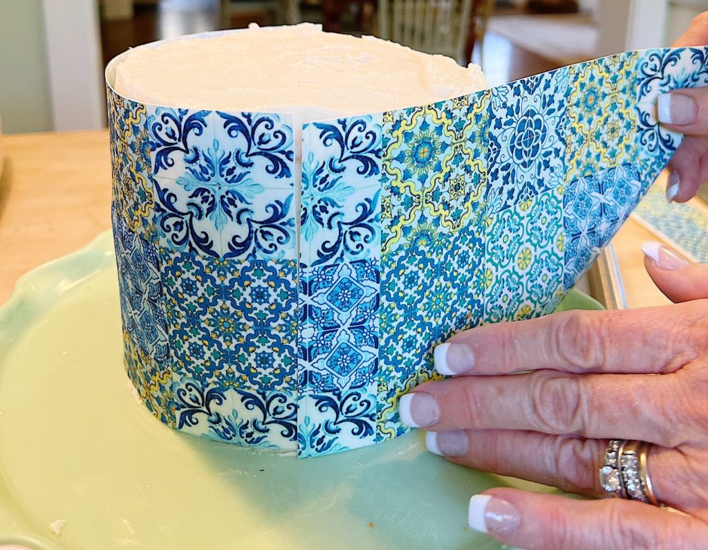 How to Make a Cake with Edible Paper Pastry Sheets - MY 100 YEAR OLD HOME