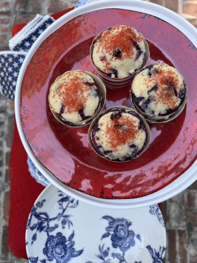 Festive 4th of July Gluten-Free Muffins - MY 100 YEAR OLD HOME