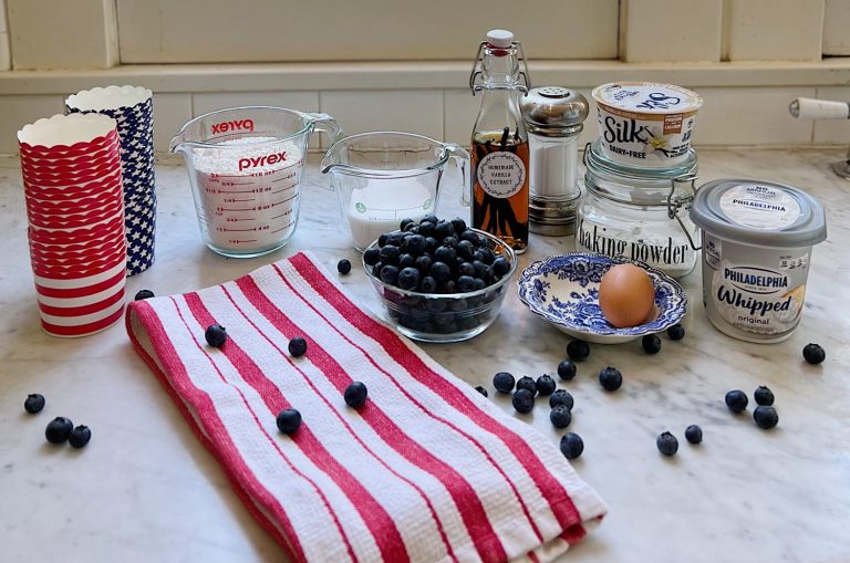 Festive 4th of July Gluten-Free Muffins - MY 100 YEAR OLD HOME