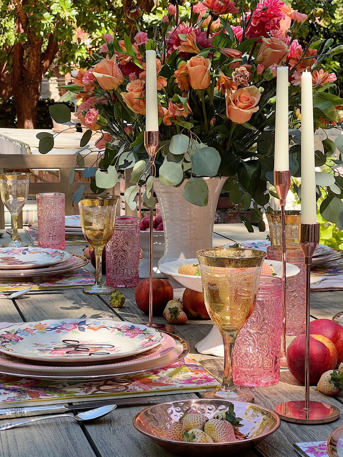 My Favorite Outdoor Dining Table - MY 100 YEAR OLD HOME