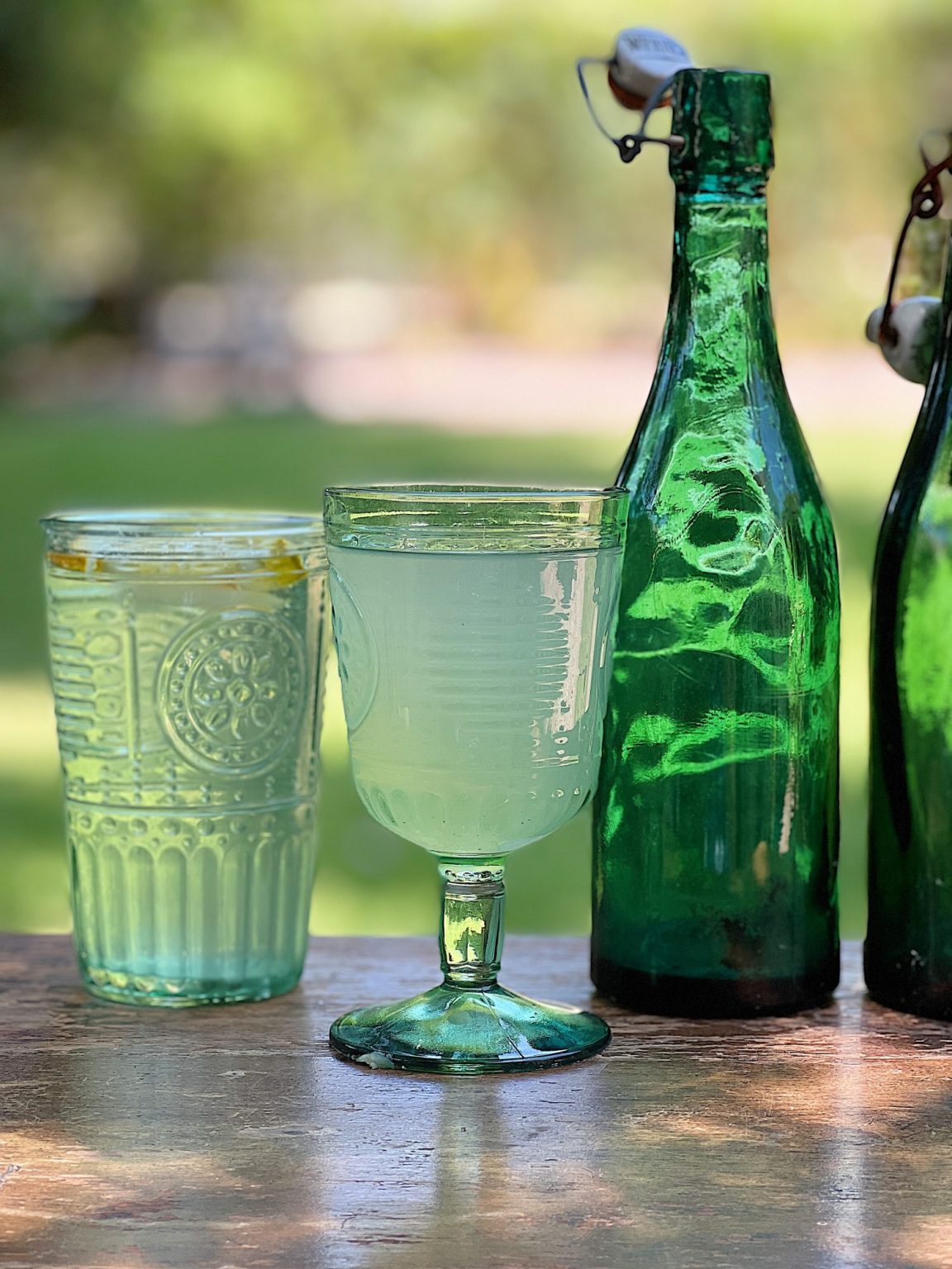 My Favorite Summer Glassware - MY 100 YEAR OLD HOME