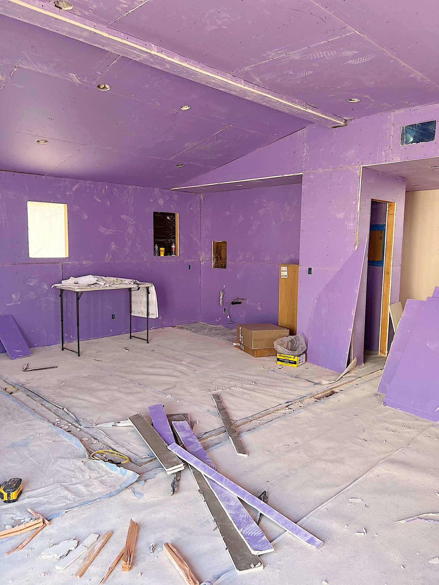 A Light Purple Day at the Beach House - MY 100 YEAR OLD HOME