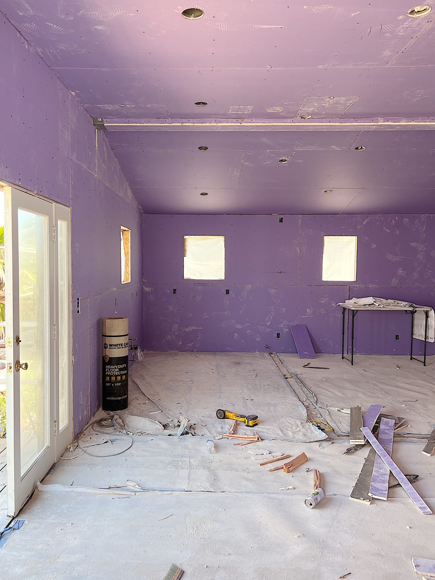A Light Purple Day at the Beach House - MY 100 YEAR OLD HOME