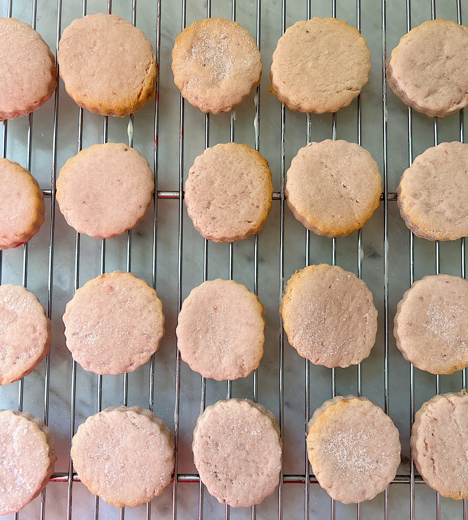 Raspberry Strawberry Shortbread Cookies - MY 100 YEAR OLD HOME
