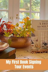 My First Book Signing Tour Events - MY 100 YEAR OLD HOME