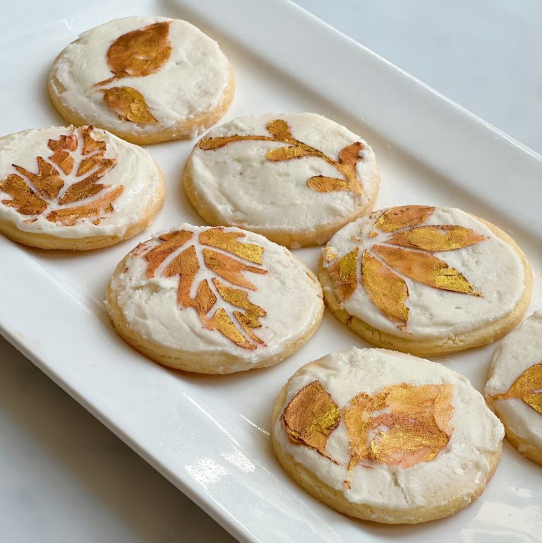How to Make Pretty Fall Cookies - MY 100 YEAR OLD HOME