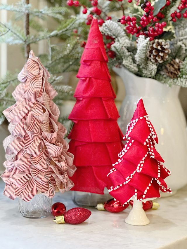 Christmas Tree Ribbon DIY - MY 100 YEAR OLD HOME