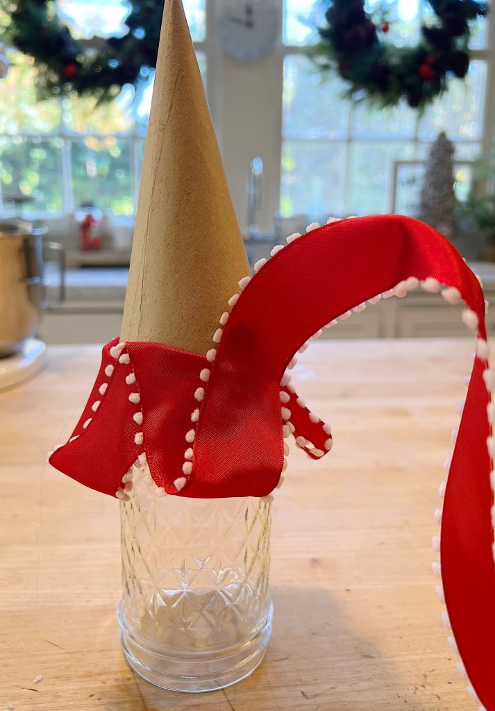 Christmas Tree Ribbon DIY - MY 100 YEAR OLD HOME