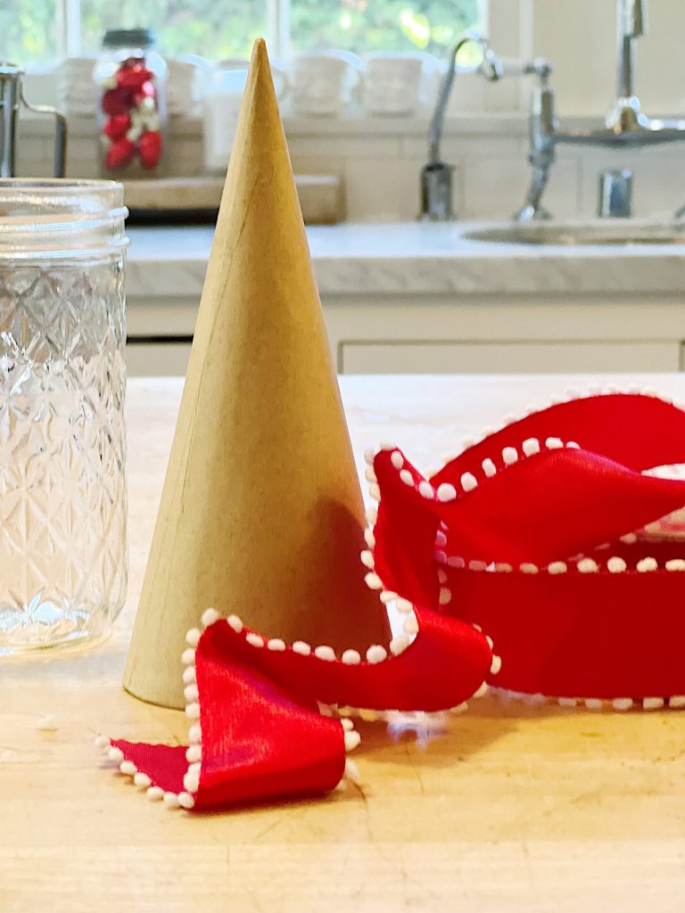 Christmas Tree Ribbon DIY - MY 100 YEAR OLD HOME