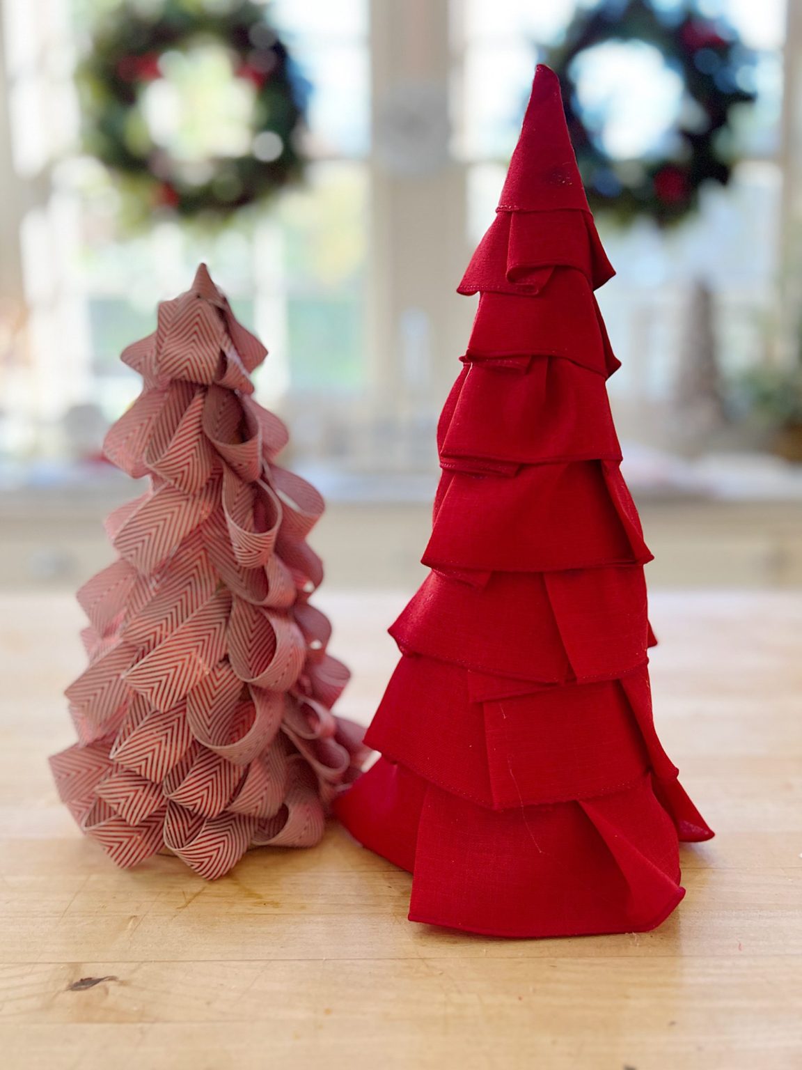 Christmas Tree Ribbon DIY - MY 100 YEAR OLD HOME
