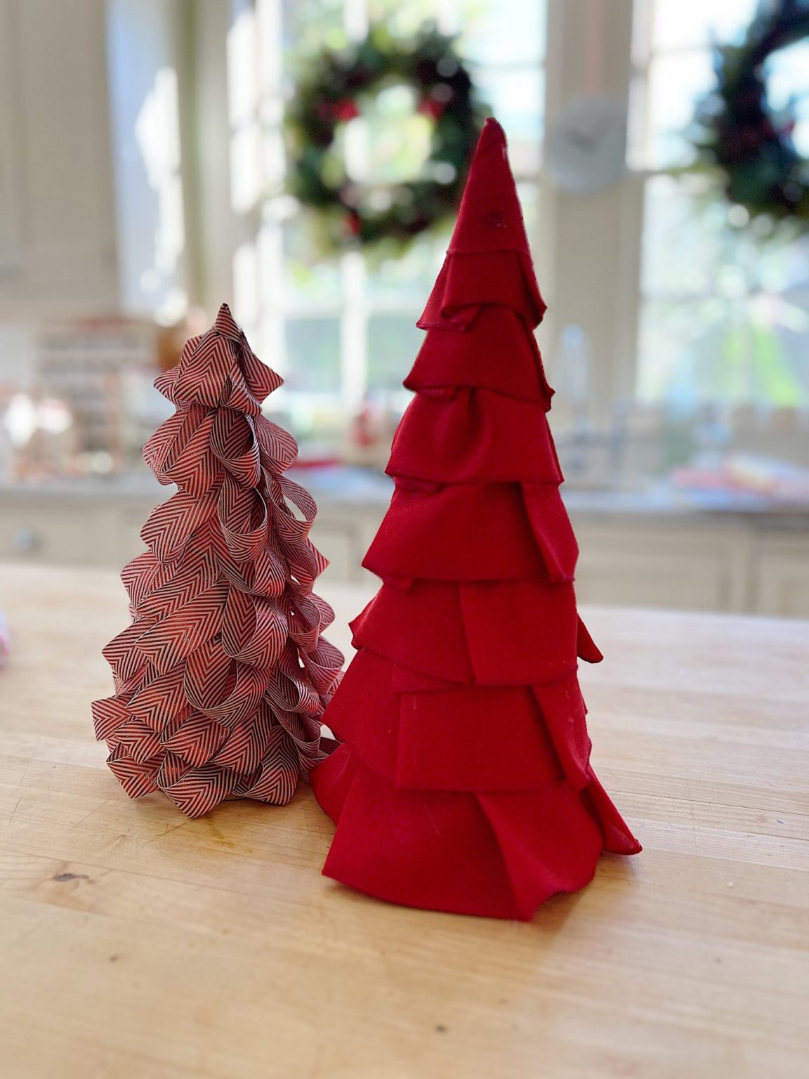 Christmas Tree Ribbon DIY - MY 100 YEAR OLD HOME