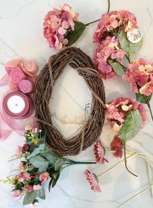 The Fifteen Minute Spring Wreath DIY - MY 100 YEAR OLD HOME