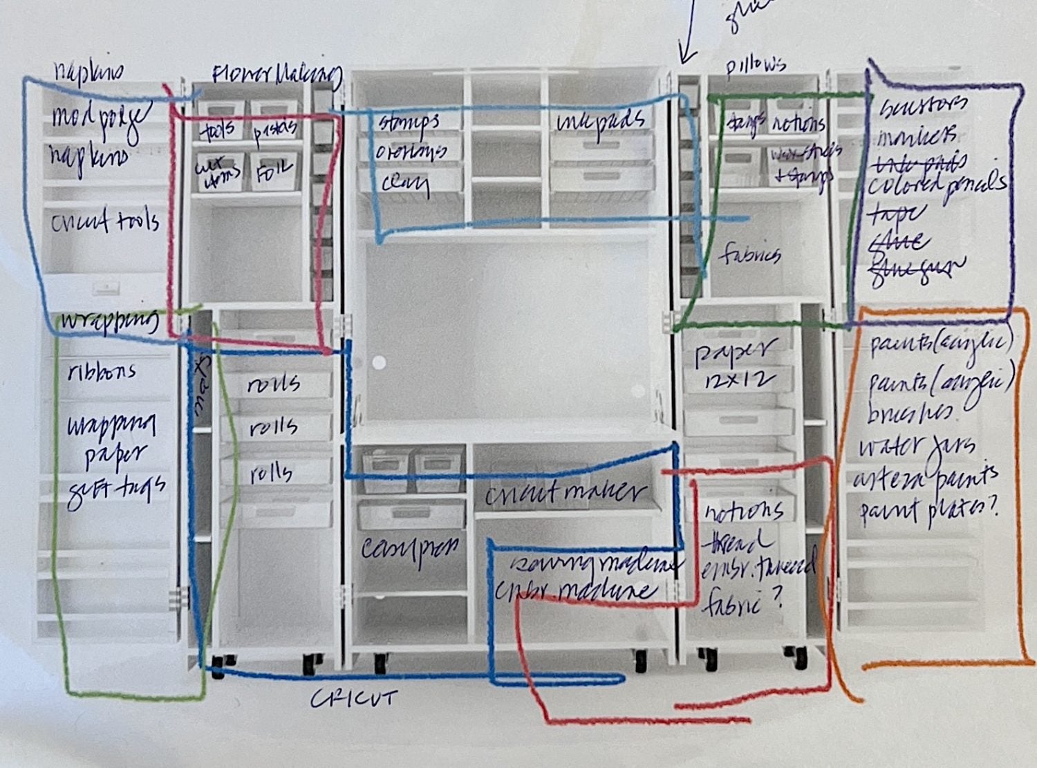 Dream Box 2 - The Best Craft Storage Cabinet Ever - MY 100 YEAR OLD HOME