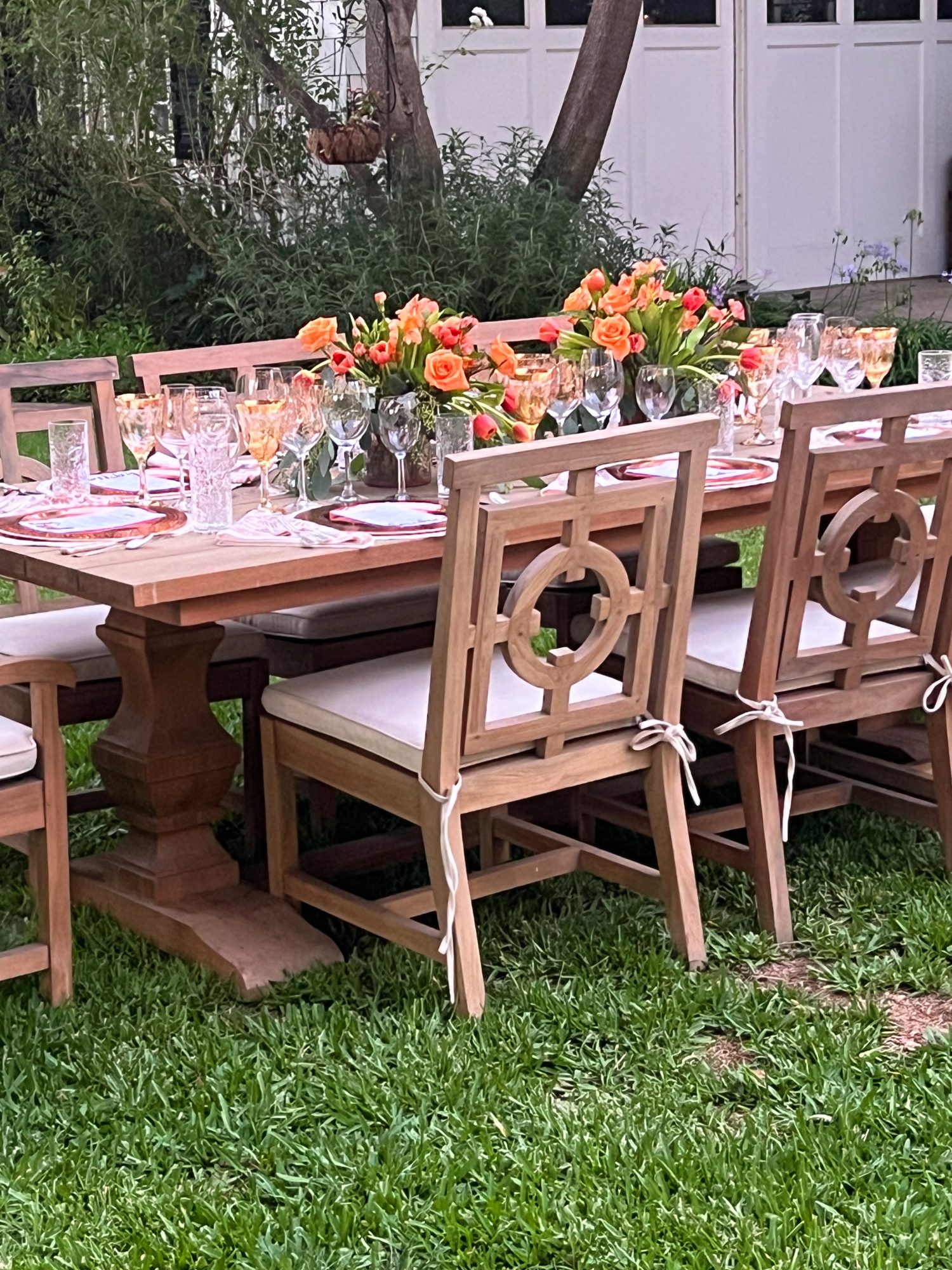 Fall Outdoor Dining and a Party for Eight - MY 100 YEAR OLD HOME