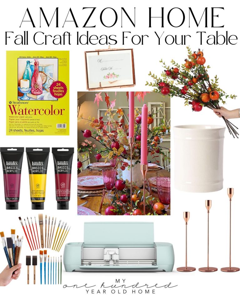 Fall Craft Ideas for Your Table - MY 100 YEAR OLD HOME