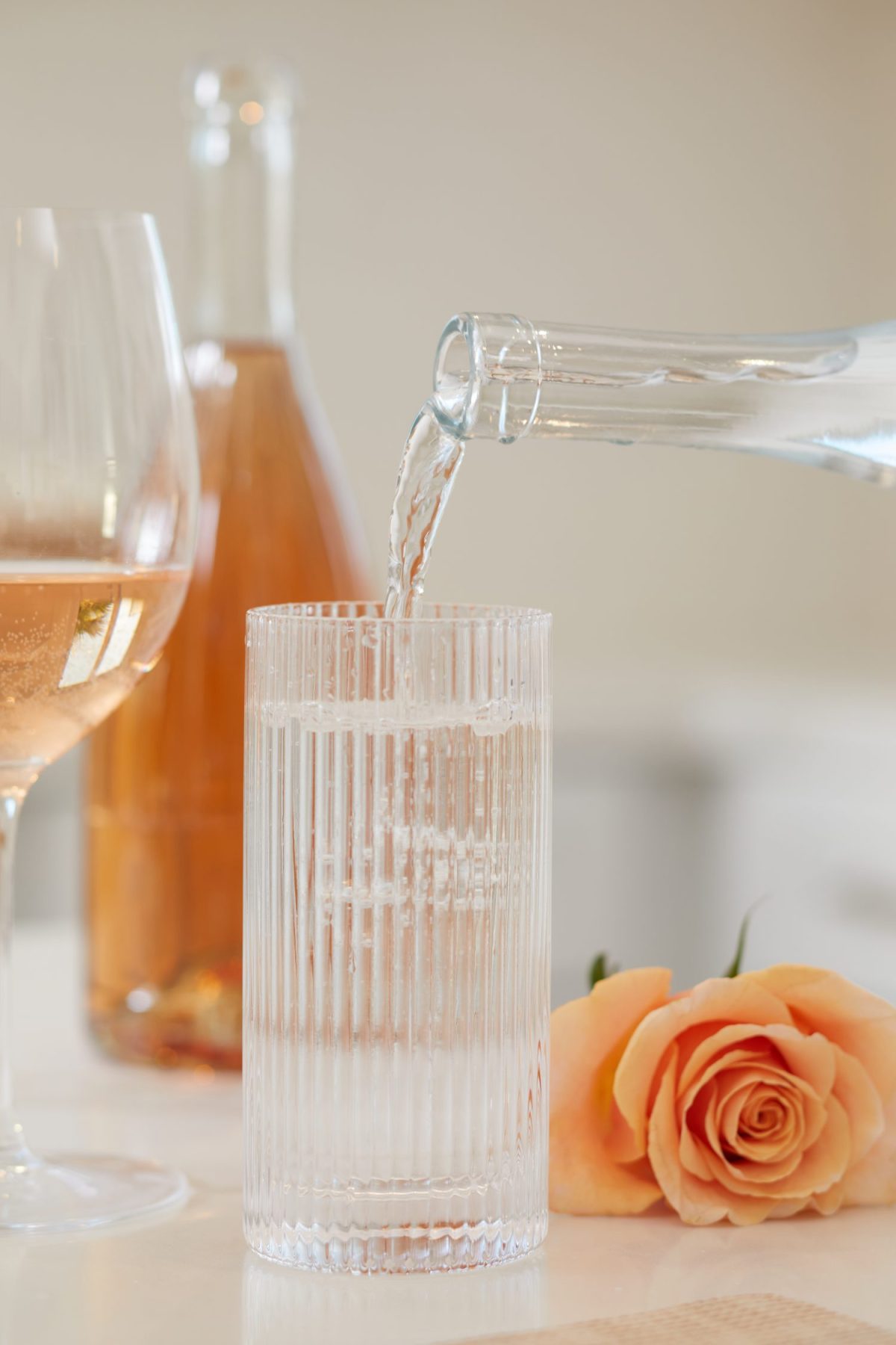 Elegant Glass Water Bottles for Entertaining - MY 100 YEAR OLD HOME