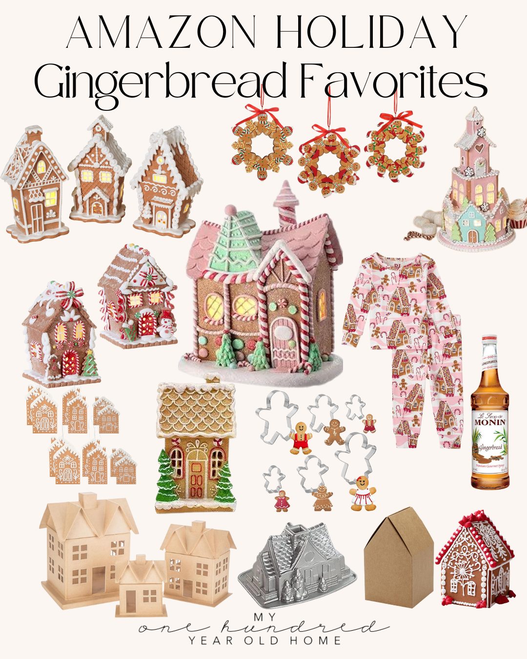The Best DIY Christmas Gingerbread Houses - MY 100 YEAR OLD HOME