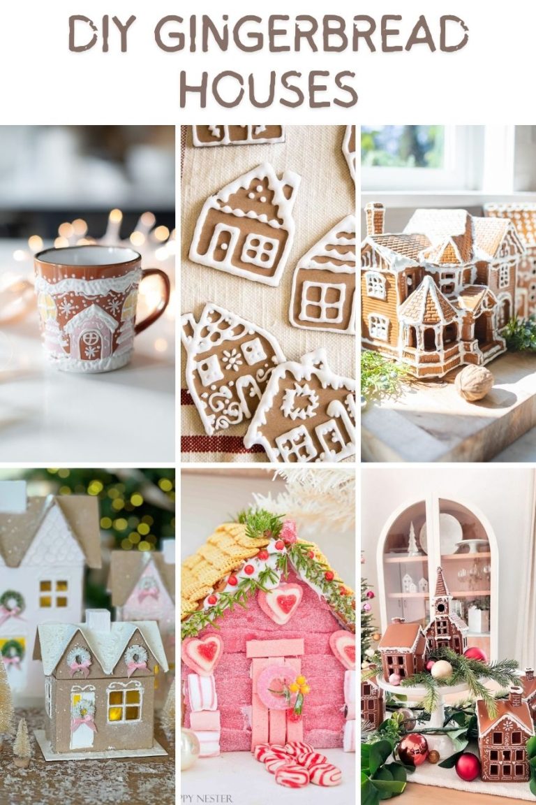 The Best DIY Christmas Gingerbread Houses - MY 100 YEAR OLD HOME