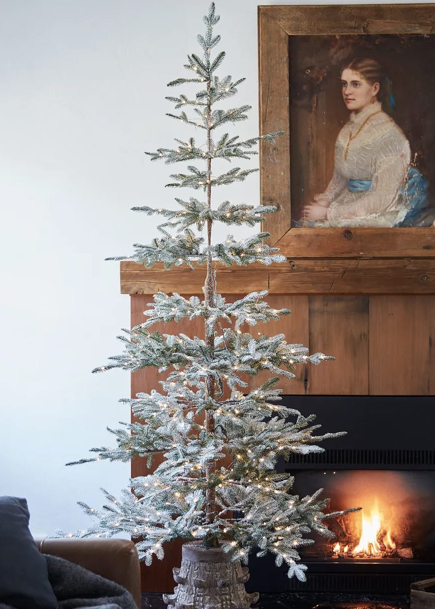 Neutral Christmas Decor Ideas in the Living Room - MY 100 YEAR OLD HOME