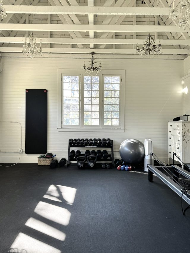 One Year Later … The Weight Room in the Carriage House - MY 100 YEAR ...