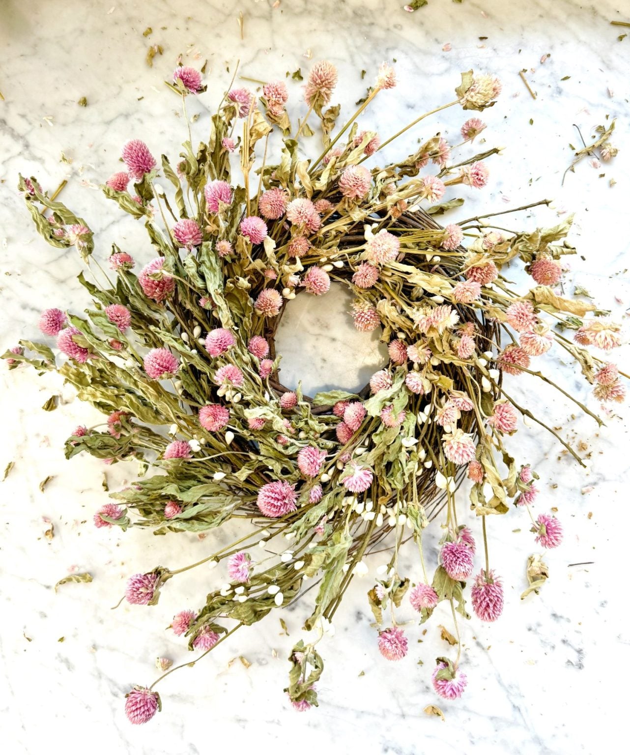 How to Make an Easy Spring Wreath - MY 100 YEAR OLD HOME