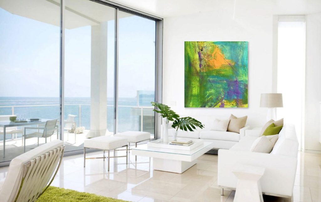 My Obsession with Abstract Wall Art - MY 100 YEAR OLD HOME