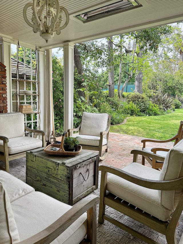 Back Porch Ideas for Spring - MY 100 YEAR OLD HOME
