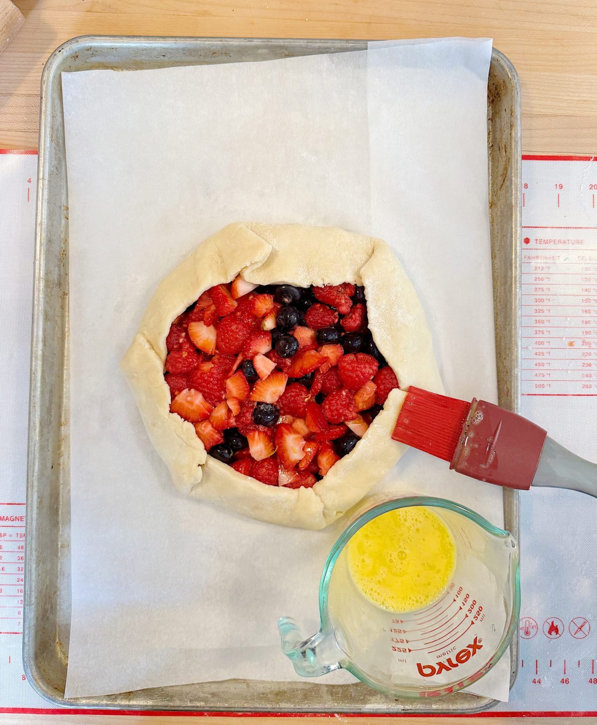 Strawberry, Raspberry and Blueberry Galette Recipe - MY 100 YEAR OLD HOME