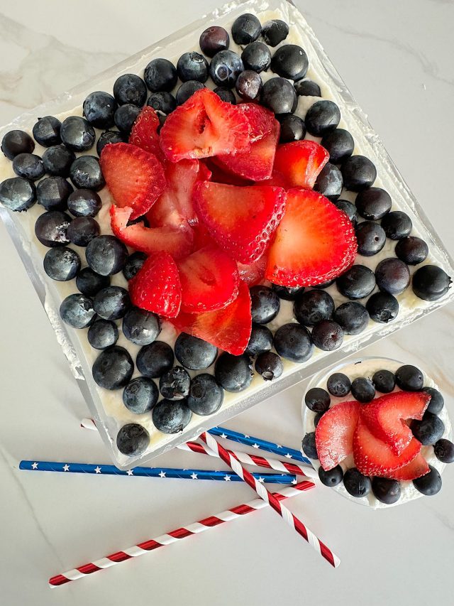 4th of July Berry Fruit Trifle Dessert - MY 100 YEAR OLD HOME