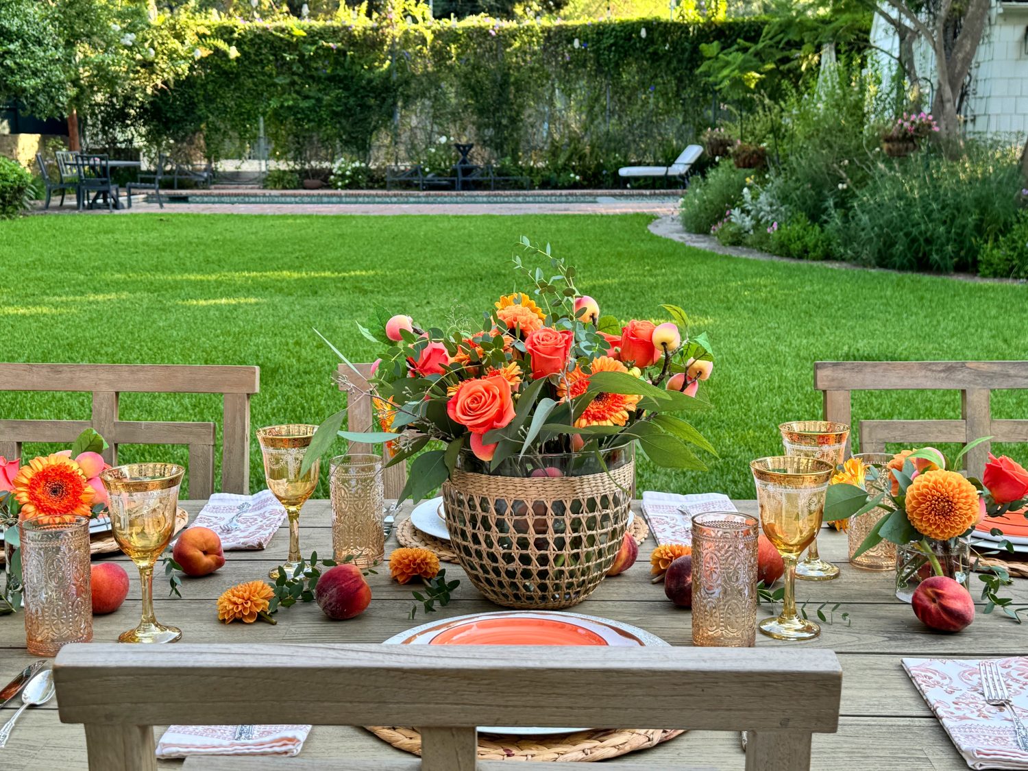 Summer Outdoor Table Decor Ideas - MY 100 YEAR OLD HOME