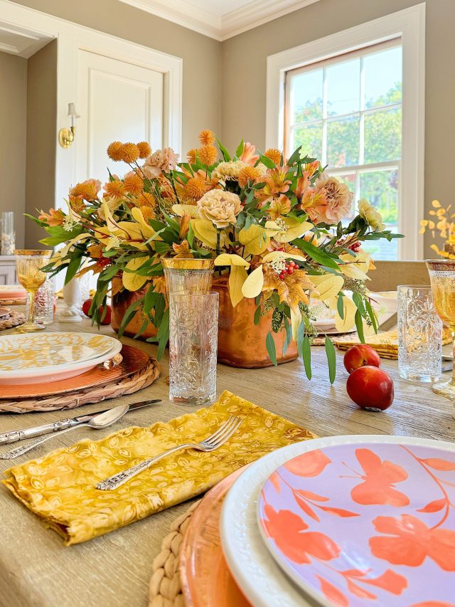 The Five Best Table Setting Tips for Fall - MY 100 YEAR OLD HOME