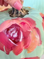 DIY Rose Painted Pumpkin Craft - MY 100 YEAR OLD HOME