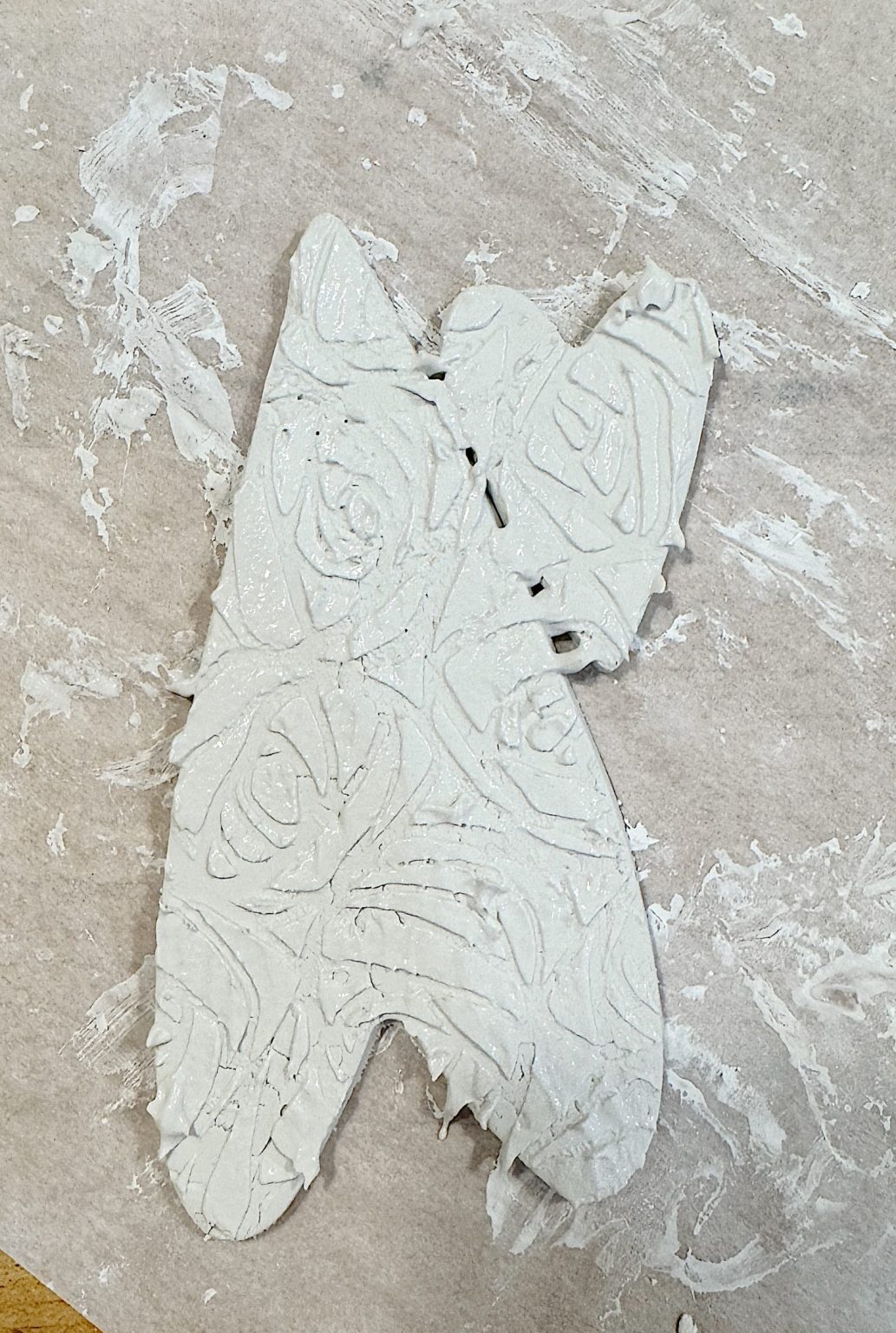 More Air Dry Clay Ideas - Textured Hearts - MY 100 YEAR OLD HOME