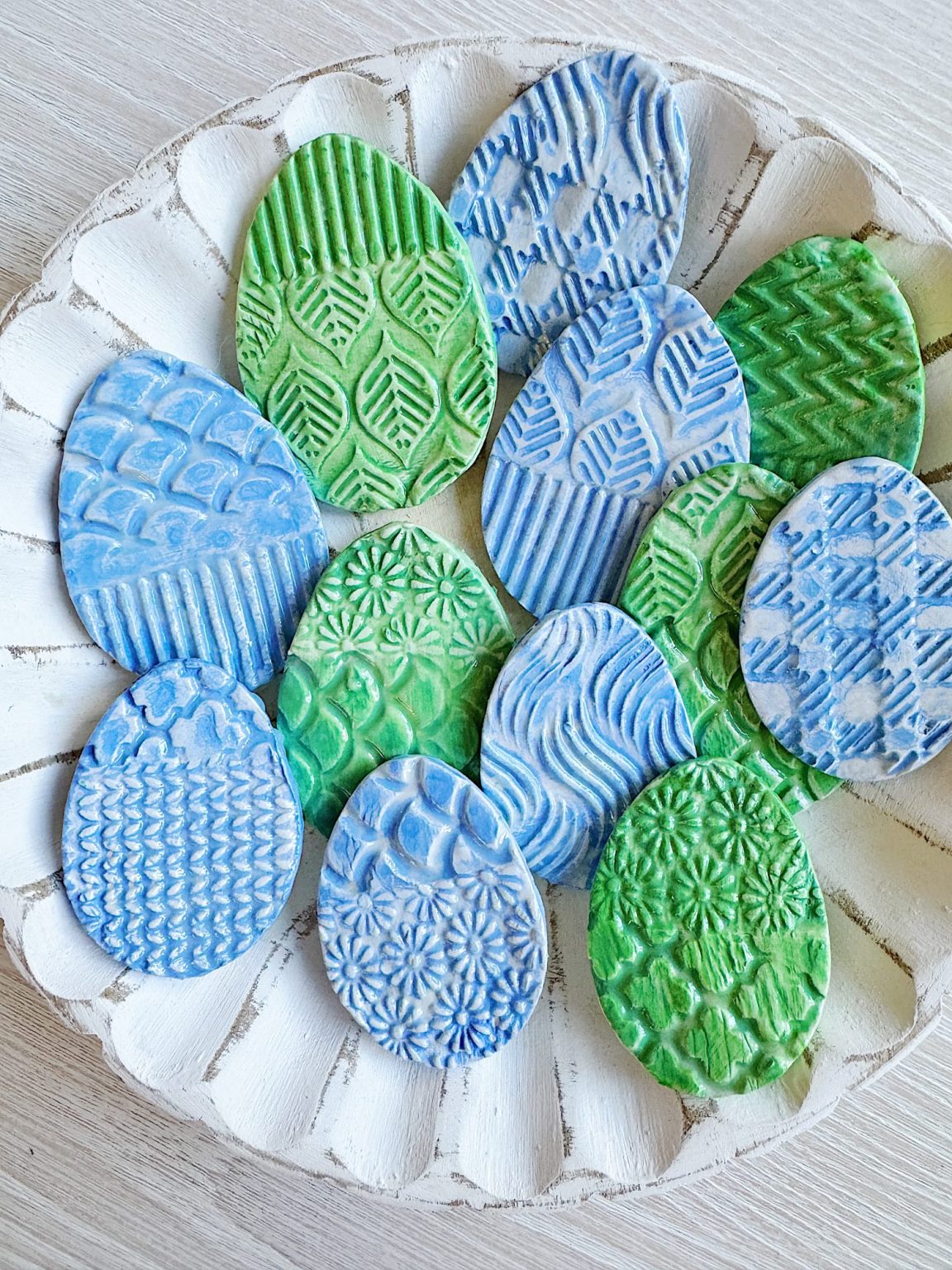 DIY Clay Easter Egg Designs - MY 100 YEAR OLD HOME