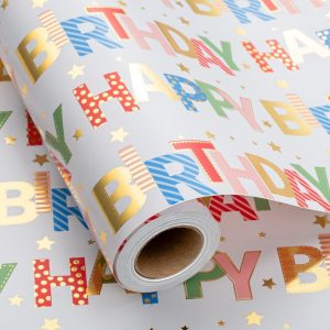 The Cutest Custom Wrapping Paper DIY - MY 100 YEAR OLD HOME