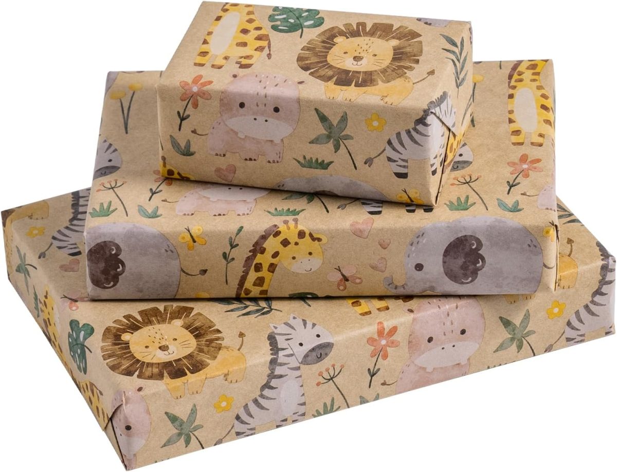 The Cutest Custom Wrapping Paper DIY - MY 100 YEAR OLD HOME