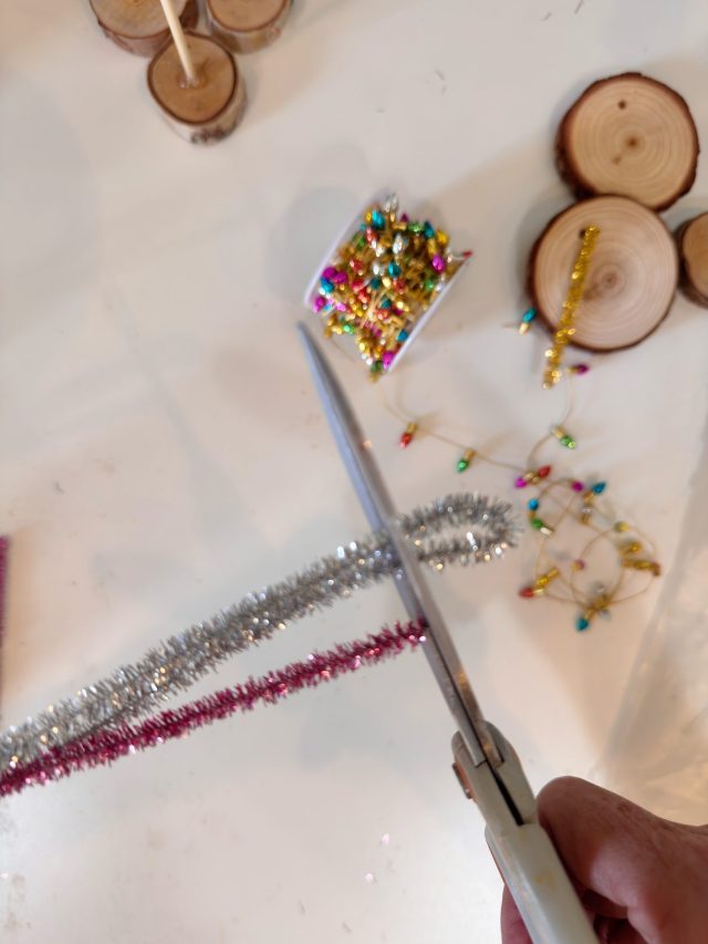 Glitter Christmas Trees - A Handmade Christmas - MY 100 YEAR OLD HOME