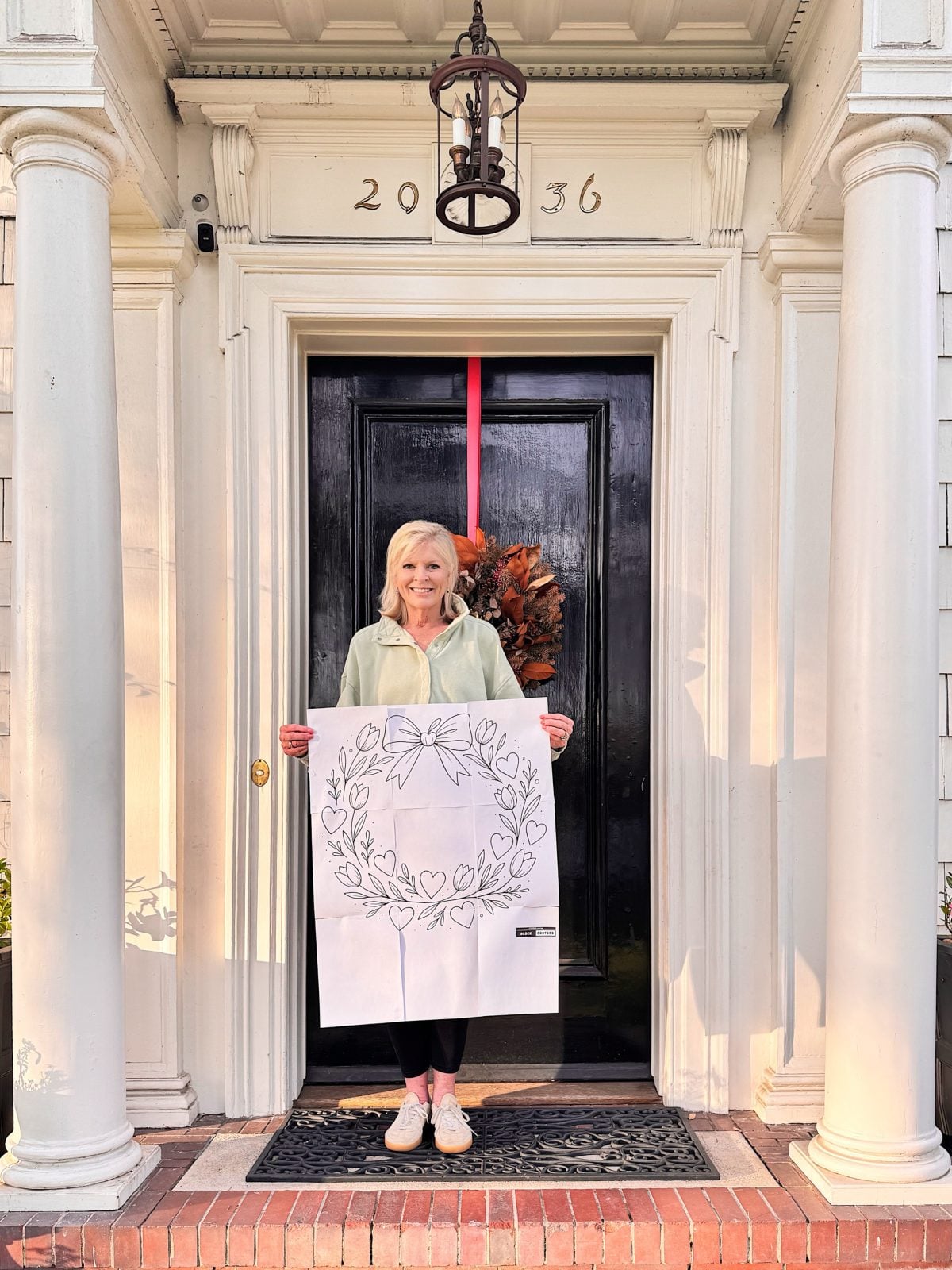 February Window Wreaths - MY 100 YEAR OLD HOME