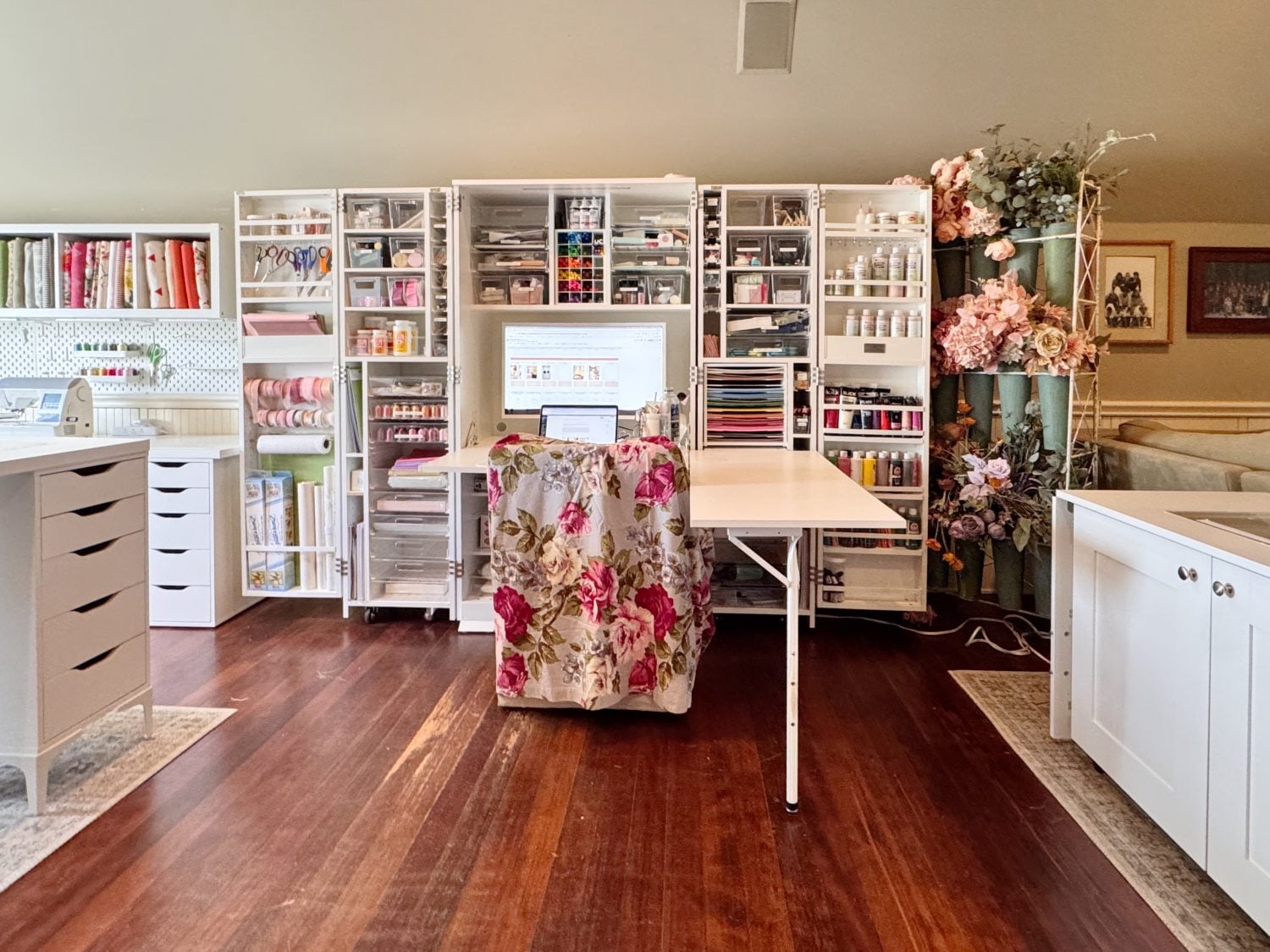 The New Craft Room and Sunday Morning Coffee - MY 100 YEAR OLD HOME