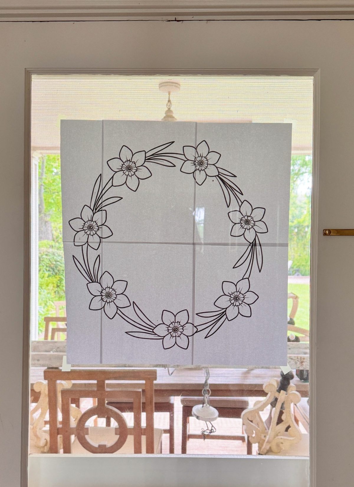 April Window Wreaths - MY 100 YEAR OLD HOME